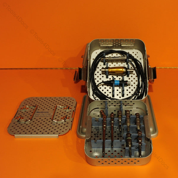 Medtronic Midas Rex MR8 set in the case with multiple attachments ( EM ...