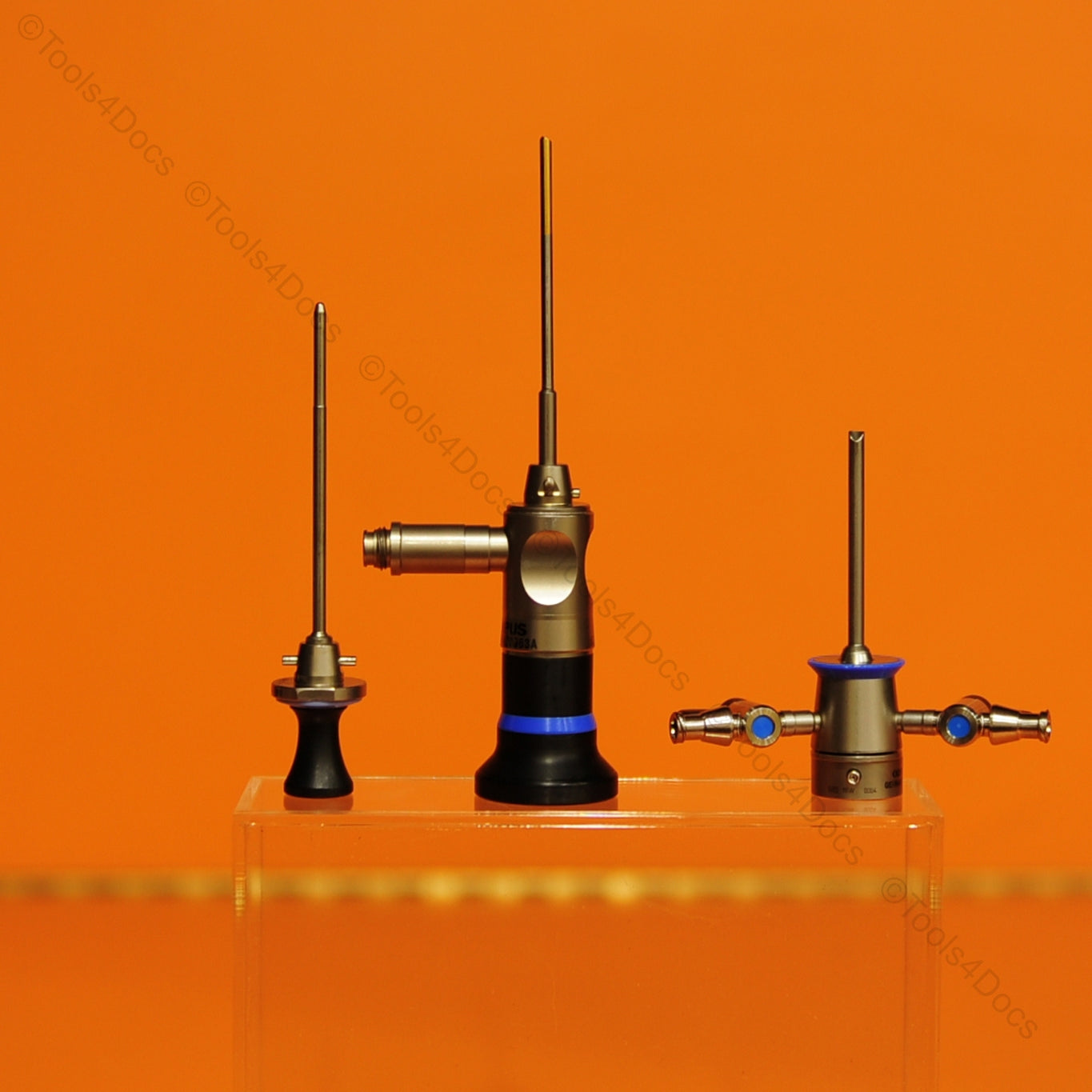 Olympus A70963A 2.7mm, 30-deg Arthroscope w/ 2 stopcock Trocar & Obtur ...