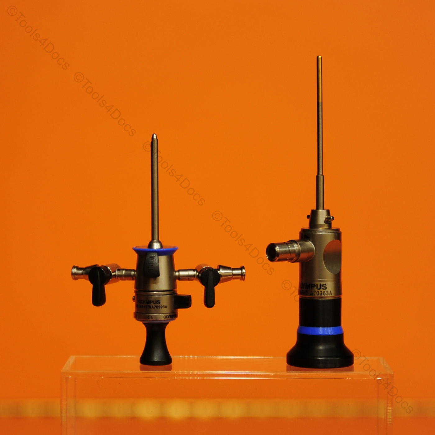 Olympus A70963A 2.7mm, 30-deg Arthroscope w/ 2 stopcock Trocar & Obtur ...