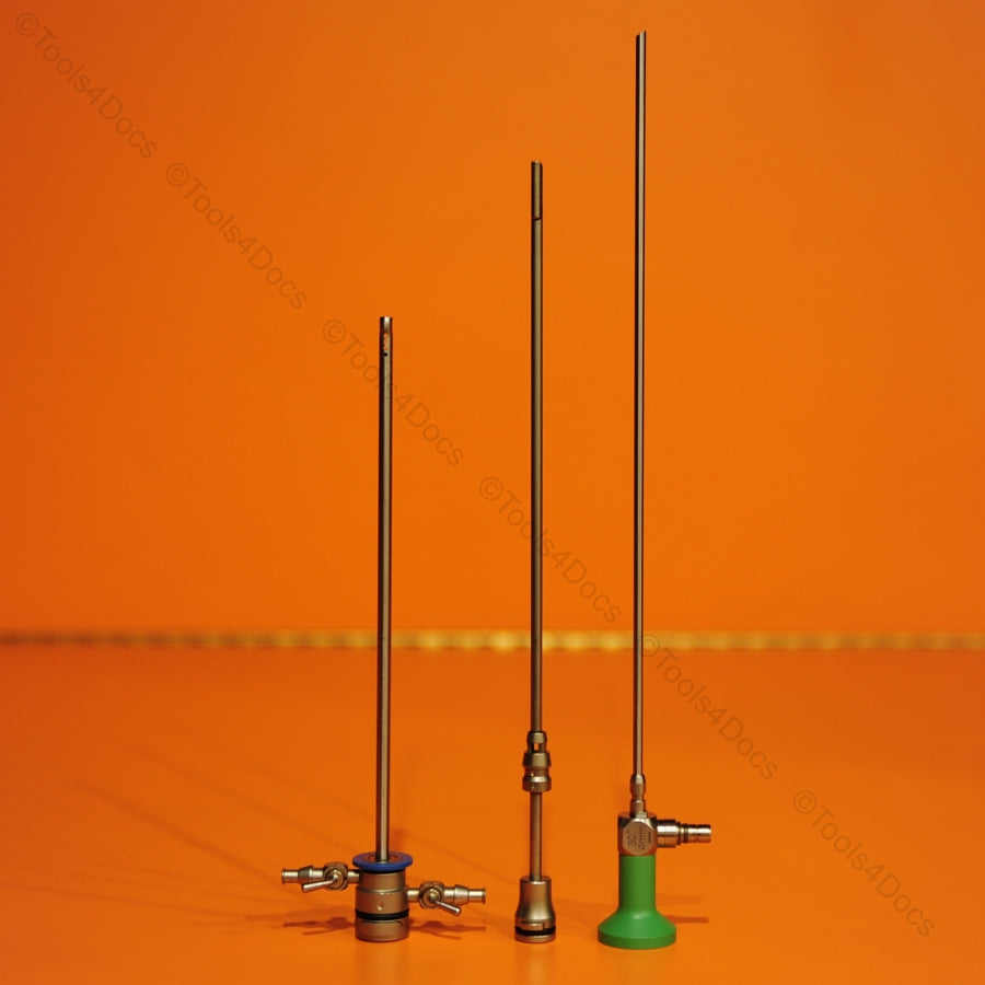 Stryker 502-532-030 Autoclavable 4.0mm 30-deg Cystoscope w/ Inner & Ou ...