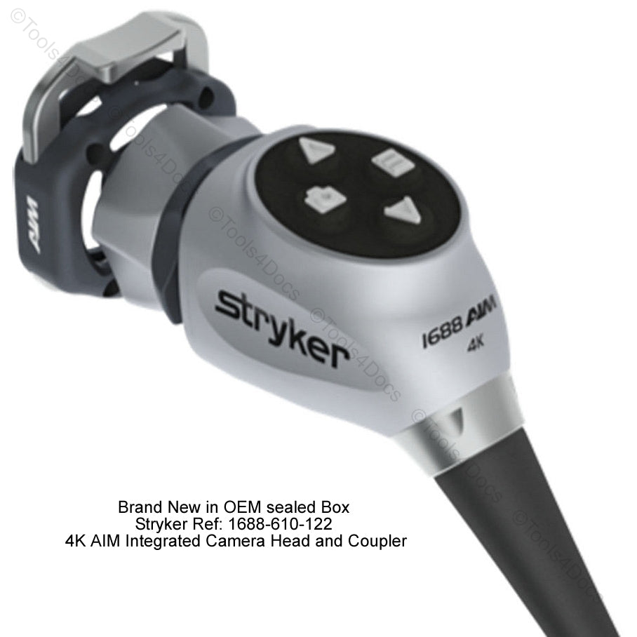 Brand New Stryker 1688-610-122 4K AIM Integrated Camera Head and Coupl — Tools4docs